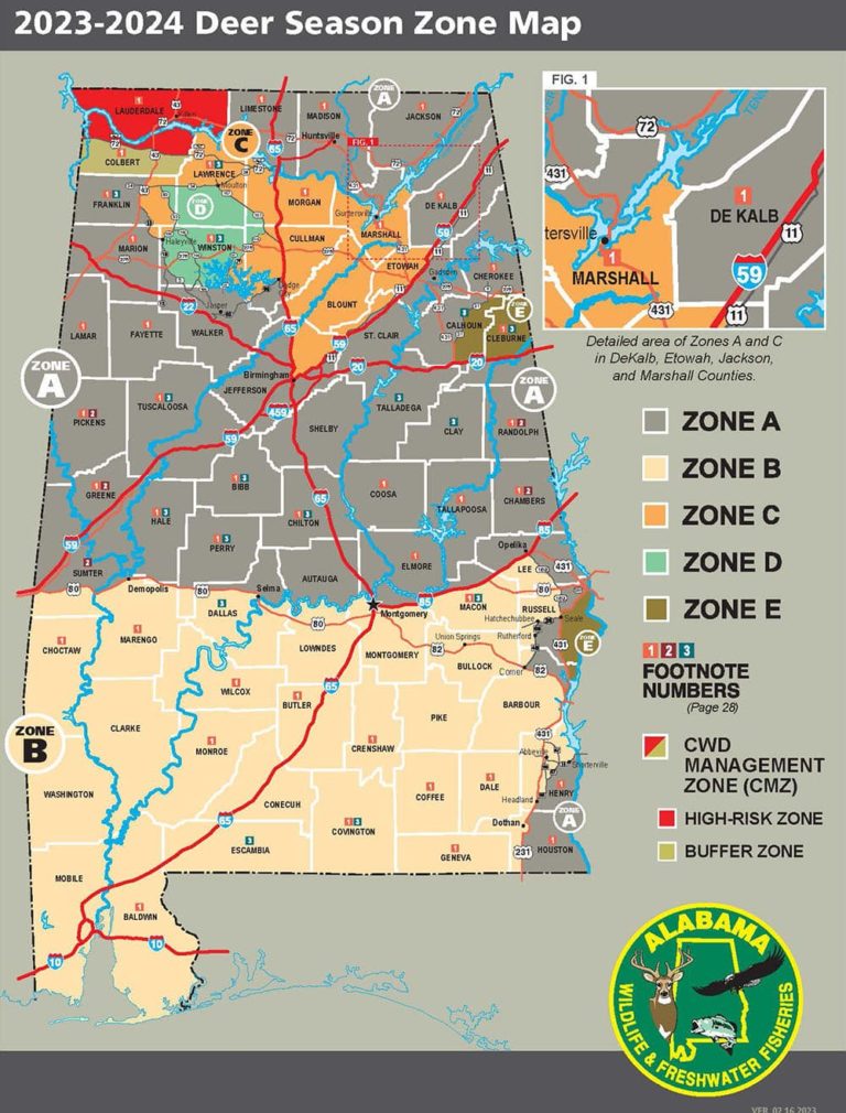 Quick Guide to the 2023-2024 Alabama Deer Season
